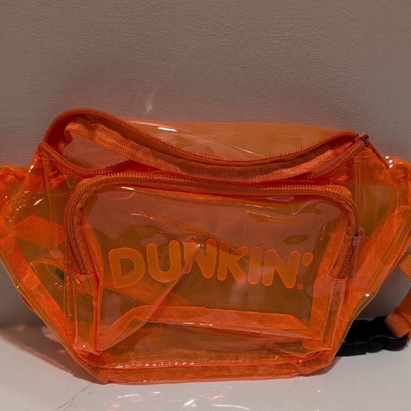 Dunkin Donuts | Bags | Dunkin Donuts Orange Transparent Mini Bag | Poshmark